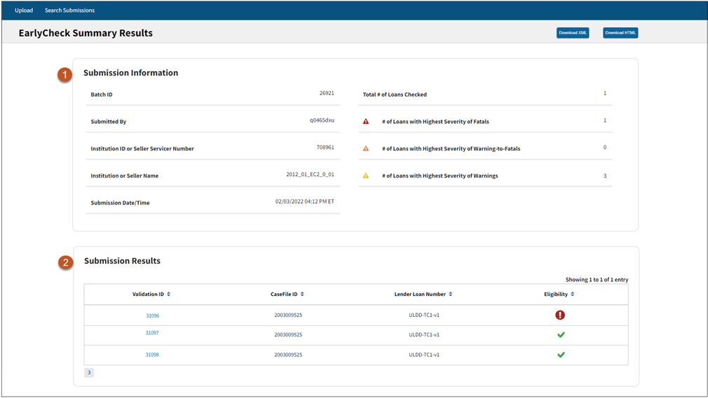 Importing and Viewing Results ULDD MISMO 3.0 Files