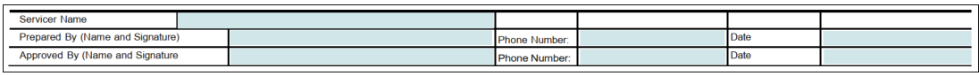Completing the Reconciliation of Mortgage Portfolio Schedule 1 (Form 473)