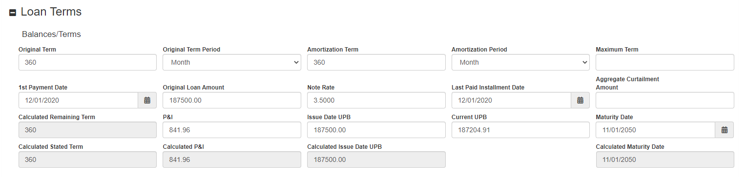 Loan Delivery Job Aids: Scenario 2: One Payment Made