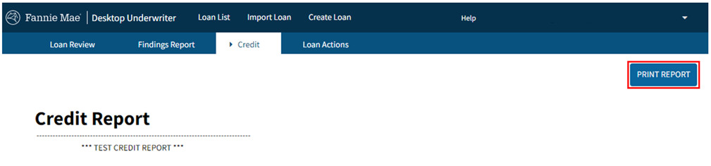 DU Job Aids: Viewing and Printing the DU Underwriting Findings and ...