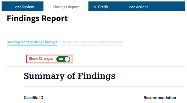 DU Job Aids: Viewing and Printing the DU Underwriting Findings and ...