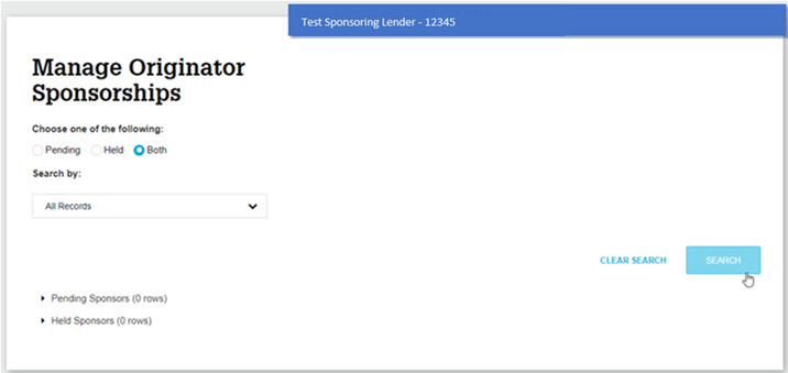 DU Job Aids: Managing Originators' DO Sponsorships