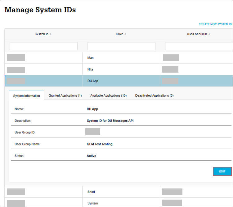Technology Manager: Changing a System ID Password