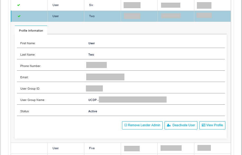 Technology Manager: Remove a UCDP Lender Admin Role