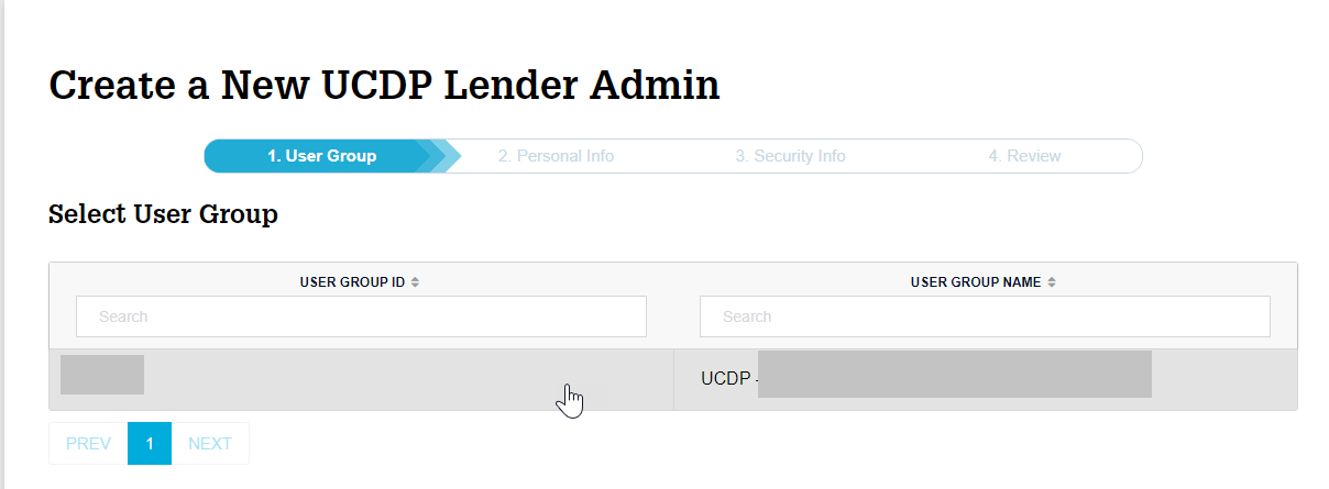 Technology Manager: Create a New User (UCDP)